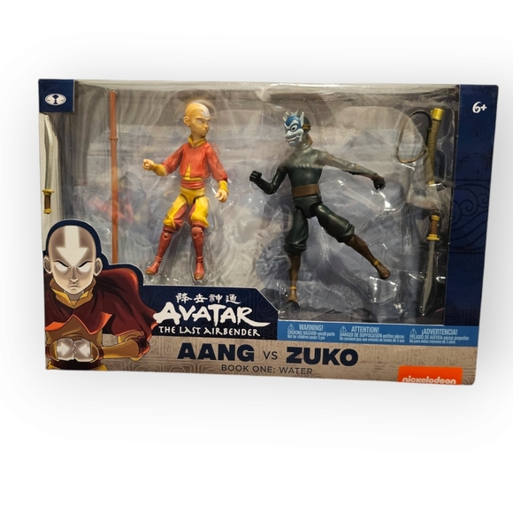 Nickelodeon | Toys | Avatar The Last Airbender Aang Vs Blue Spirit Zuko ...